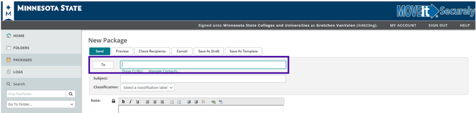 How to Use MoveIT Securely - Admissions