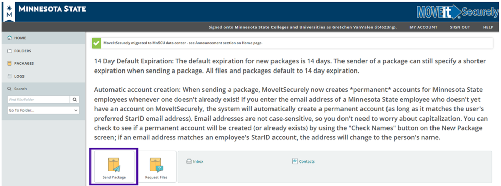 How to Use MoveIT Securely - Admissions